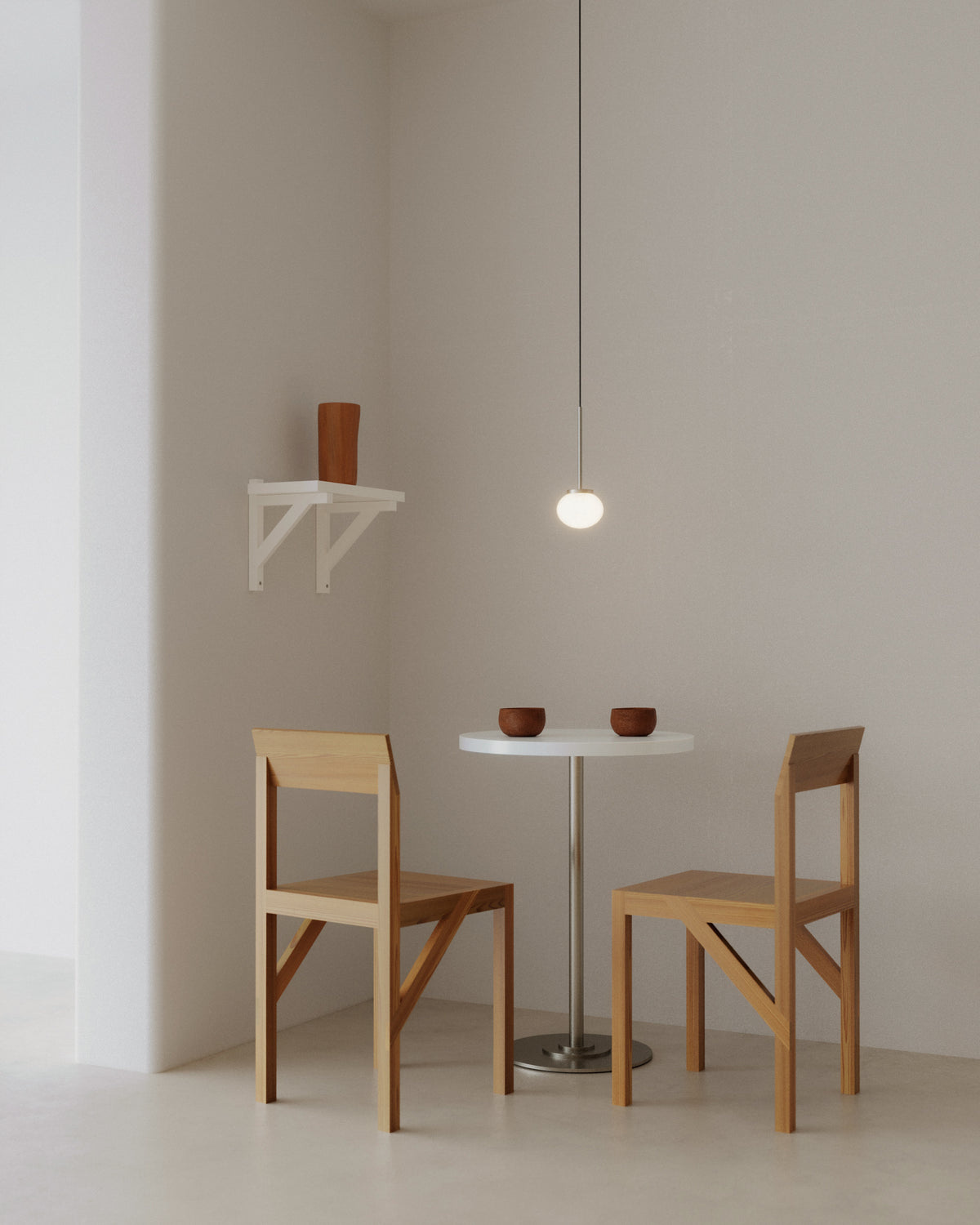 Ovoid Pendant Light Single | FRAMA – Oski and Lottie