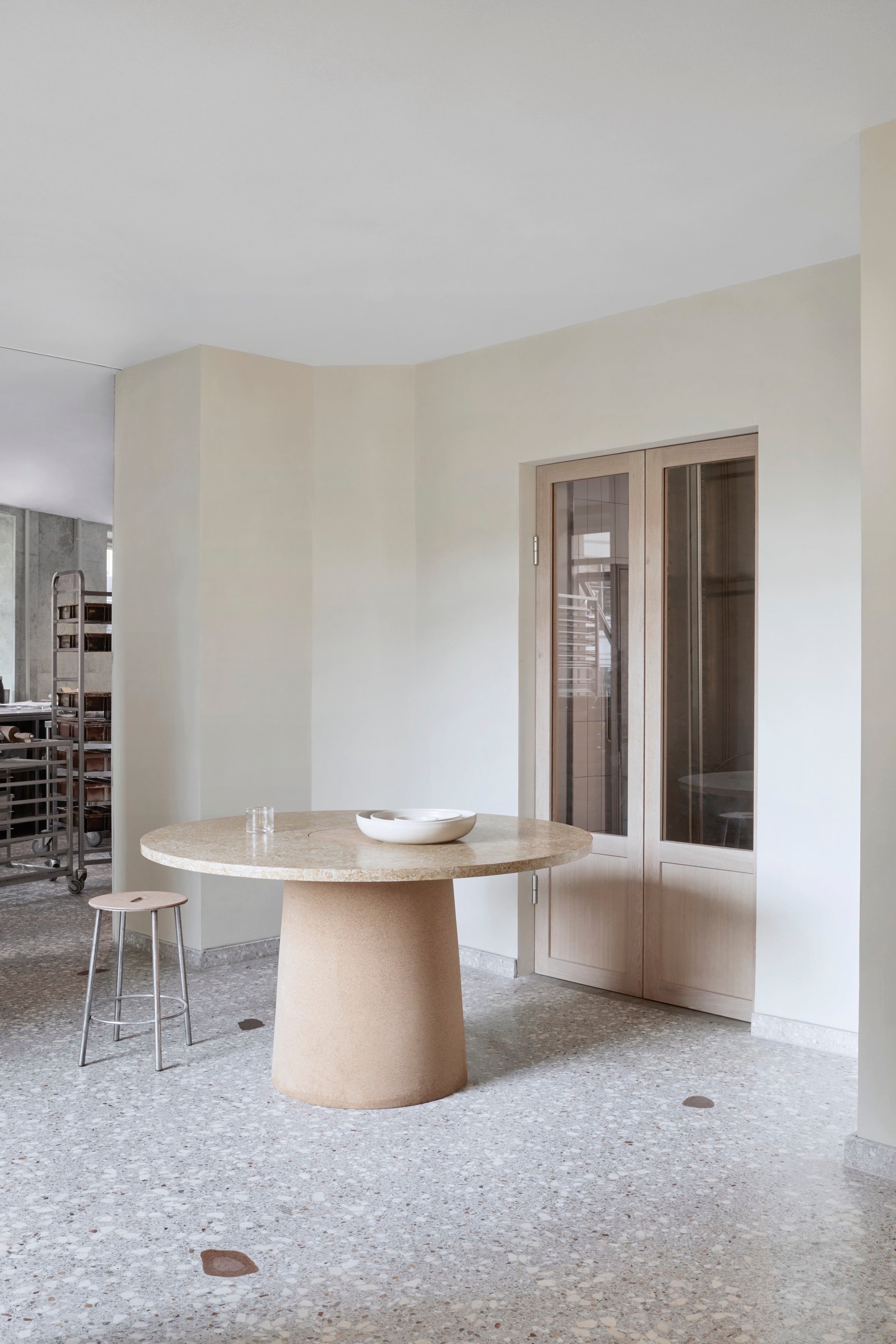 Limestone Sintra Dining Table | FRAMA – Oski and Lottie